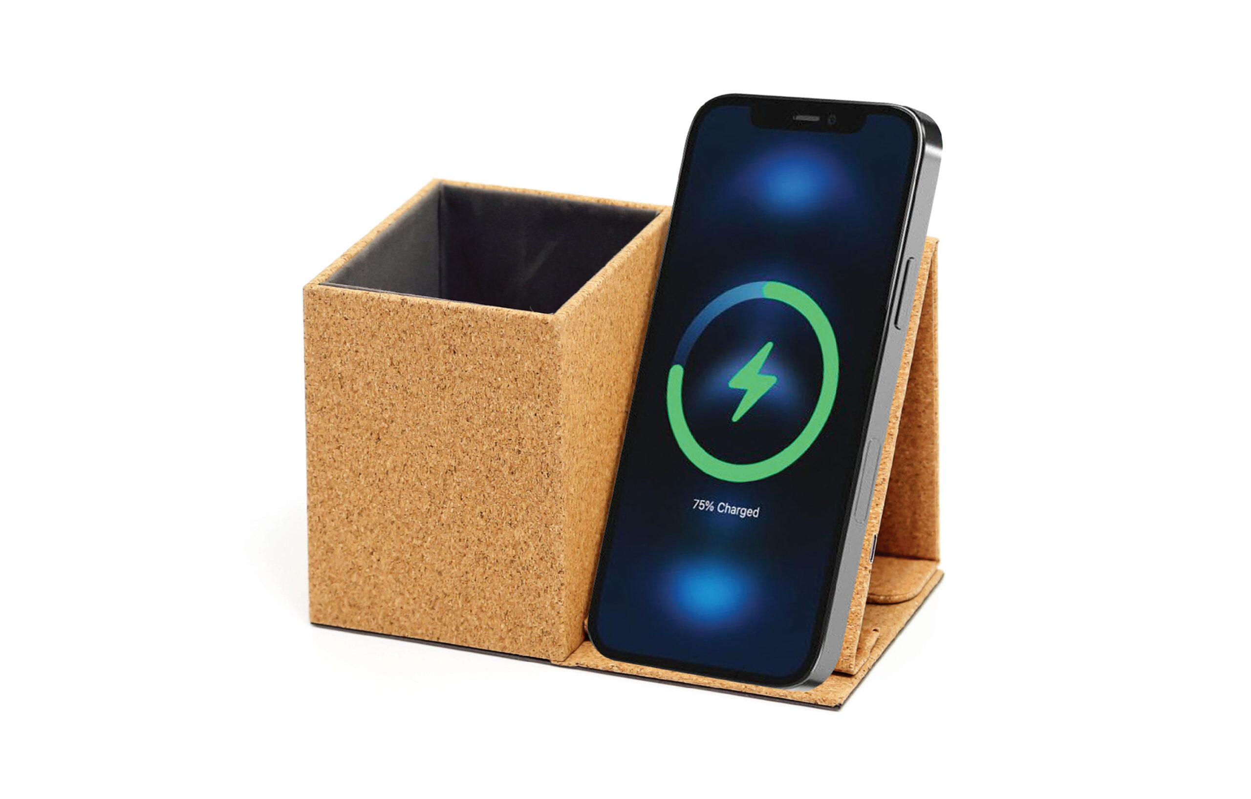 Cork Wireless Charger Pen Holder | Eco Gift UAE